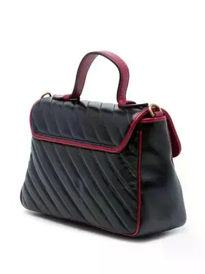 Gucci Gg Marmont Matelassé Top Handle Bag - Black