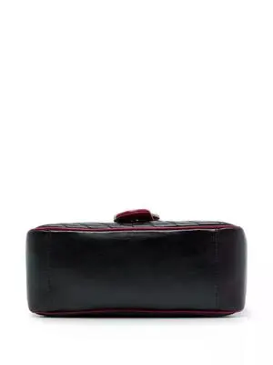 Gucci Gg Marmont Matelassé Top Handle Bag - Black