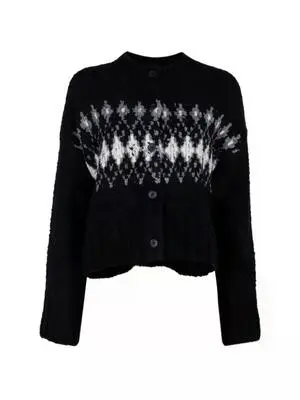 Altuzarra Haven Wool Cardigan With Fair Isle Intarsia