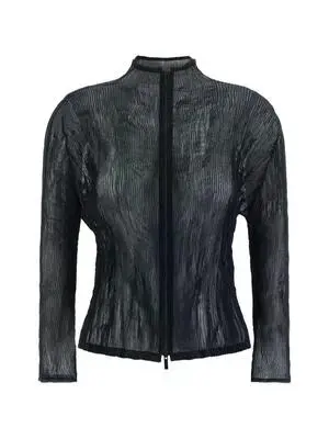 Issey Miyake Chiffon Twist 1 Zip-up Sweatshirt