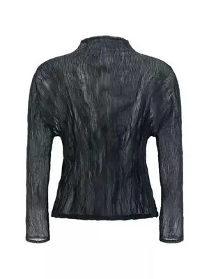 Issey Miyake Chiffon Twist 1 Zip-up Sweatshirt