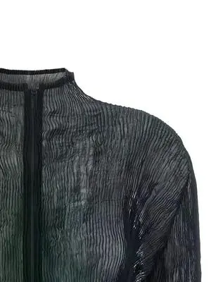 Issey Miyake Chiffon Twist 1 Zip-up Sweatshirt