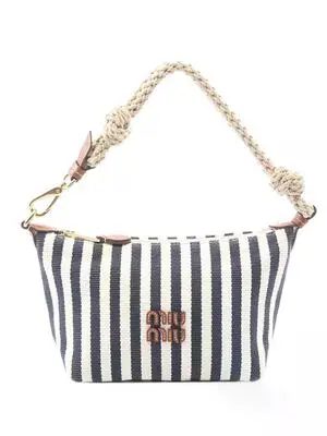 Miu Miu Canvas Handbag - White