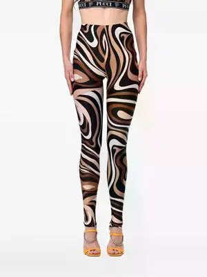 Emilio Pucci Marmo-print Leggings