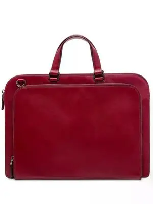 Prada 2013-2026 Saffiano Business Bag - Red