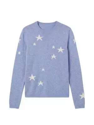 Chinti & Parker Star-intarsia Sweater - Blue