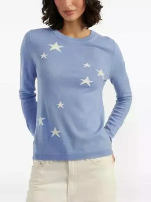 Chinti & Parker Star-intarsia Sweater