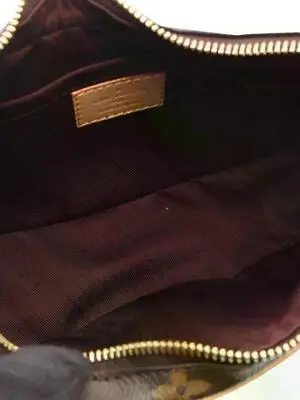 LOUIS VUITTON Monogram Croissant Mm Shoulder Bag