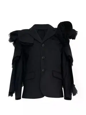 Noir Kei Ninomiya Ruffled-detail Blazer