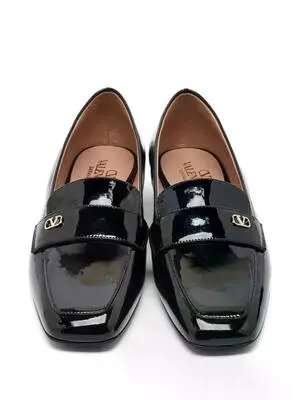 Valentino Garavani Vlogo Patent Leather Loafers
