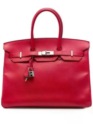 Hermès Birkin 35 Epsom Leather Handbag - Red