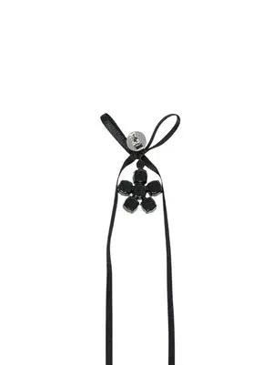 Simone Rocha Crystal-embellished Ribbon Earrings