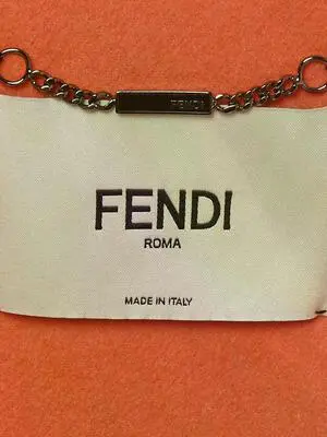 Fendi Polka-dot Appliqué Single-breasted Coat