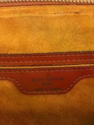 LOUIS VUITTON Soufflot Epi Leather Handbag