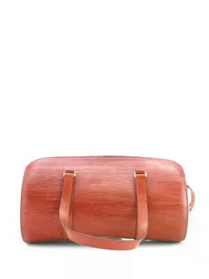 LOUIS VUITTON Soufflot Epi Leather Handbag - Brown