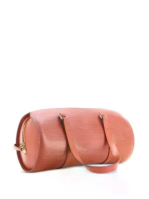 LOUIS VUITTON Soufflot Epi Leather Handbag - Brown