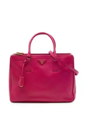 Prada Saffiano Lux Galleria Double Zip Tote
