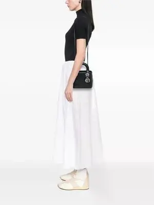 Dior Calfskin Cannage Studded Lady Satchel