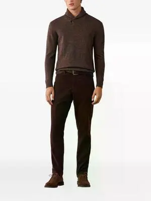 HACKETT LONDON Shawl-collar Sweater
