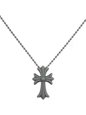 Chrome Hearts Silichrome Cross Necklace