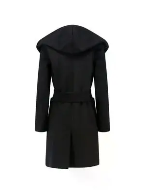 Max Mara Rialto Camel Hair Coat - Black