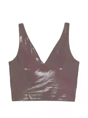 MACRON O.n.e. Cropped V-neck Top