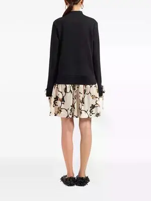 La DoubleJ Sporty Dress With Floral Print Skirt