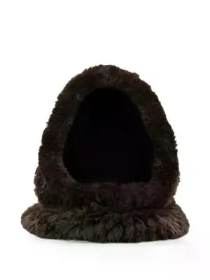 Pinko Faux-fur Balaclava Hat