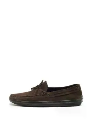 TOD'S Suede Slip-on Loafers
