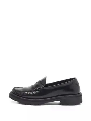 Saint Laurent Le Penny Leather Loafers