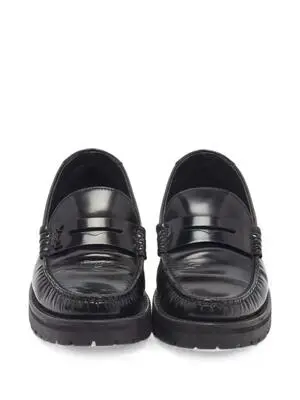 Saint Laurent Le Penny Leather Loafers