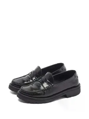 Saint Laurent Le Penny Leather Loafers
