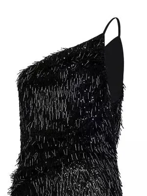Amen Embellished One-shoulder Dress