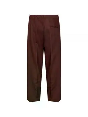 COSTUMEIN Elasticated-waistband Pressed-crease Trousers