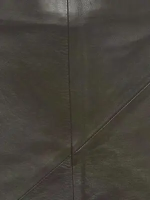 Dodo Bar Or Leather Midi Skirt With Slit Detail