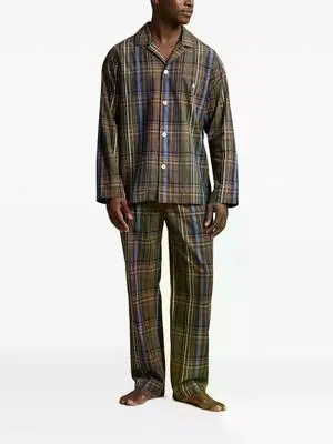 Polo Ralph Lauren Check-print Pajamas - Green