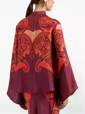 La DoubleJ Alchemy Placée Bell-sleeve Top