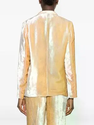 FORTE_FORTE Velvet Shawl-lapel Blazer