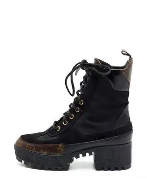 LOUIS VUITTON Laureate Platform Combat Boots