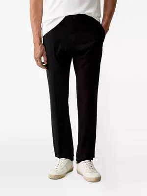 Paul & Shark Straight-leg Chino Trousers - Black