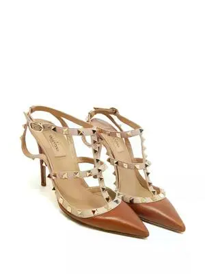 Valentino Garavani Rockstud Pointed-toe Sandals