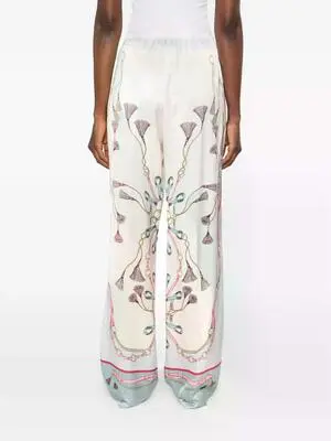 FORTE_FORTE Chain-print Palazzo Pants