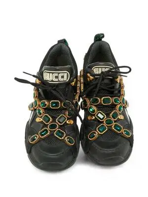 Gucci X Sega Flashtrek Crystal Sneakers