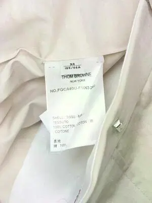 Thom Browne Cotton Suiting Pleated Skirt