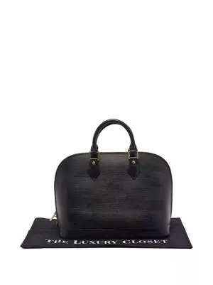LOUIS VUITTON Epi Alma Pm Tote Bag - Black
