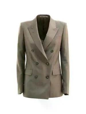 Tagliatore Double-breasted Peak-lapels Suit - Brown