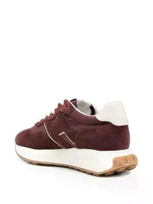 Hogan H641 Suede-panelled Sneakers