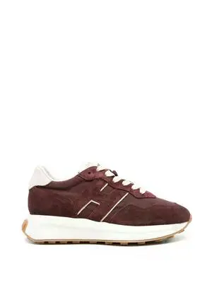 Hogan Paneled Sneakers - Red
