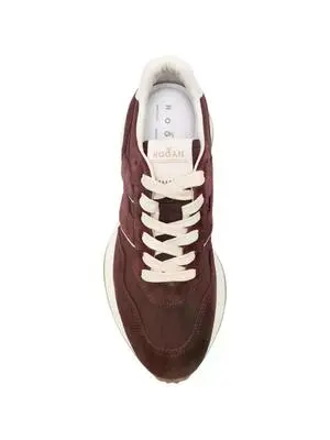 Hogan Paneled Sneakers - Red
