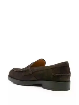 TOD'S Suede Penny Loafers